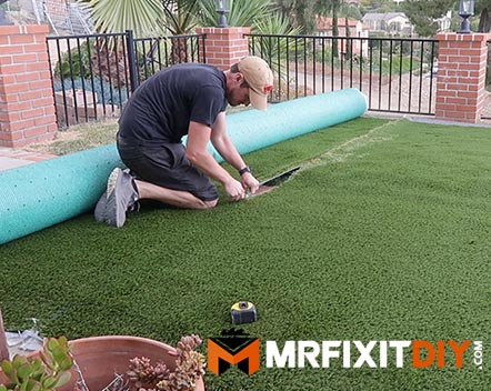 How to Install Artificial Turf | Mr. Fix It DIY